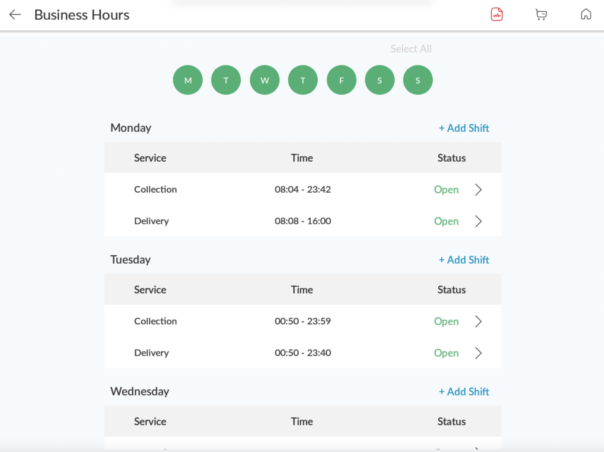 How to Update Takeaway Business Hours